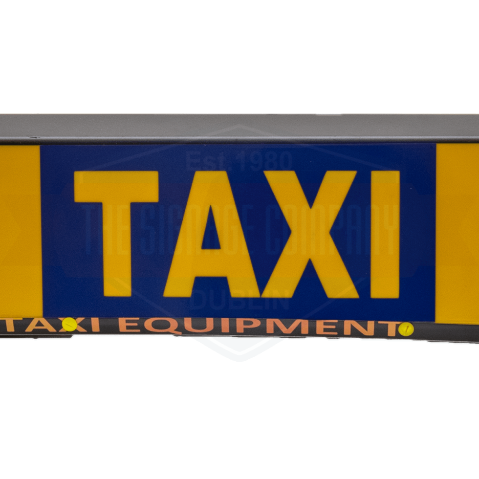 Taxi Roof Sign 2 for sale Dublin | The Signage Company Roofsigns.ie