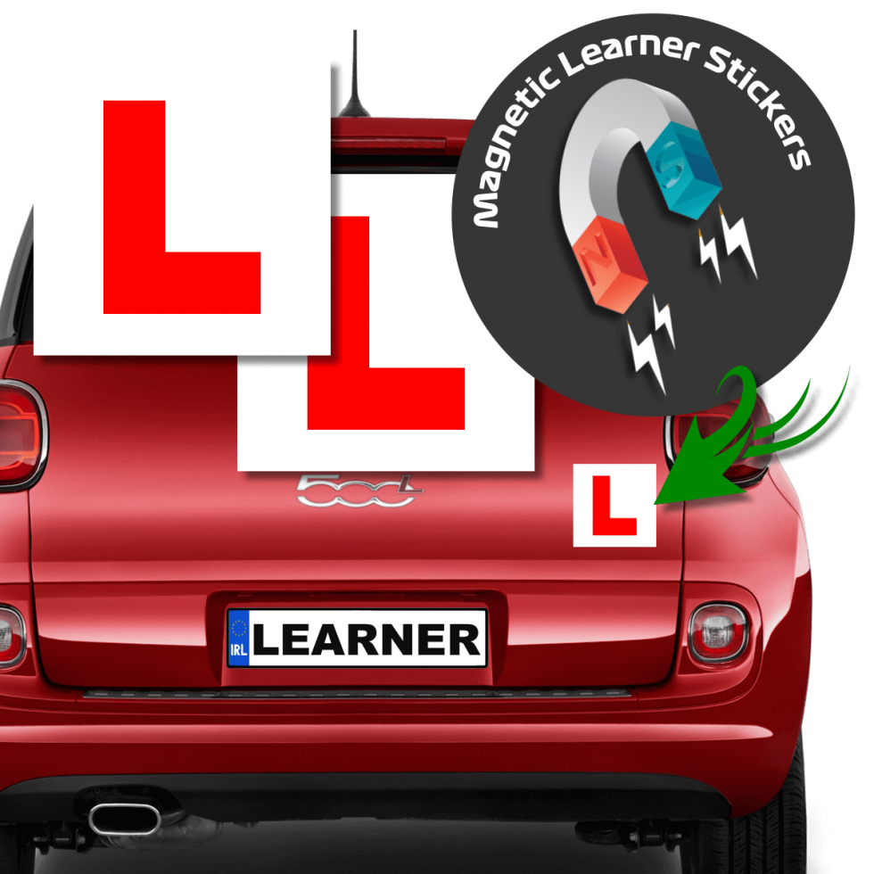 Magnetic Learner Stickers for sale Dublin | The Signage Company ...